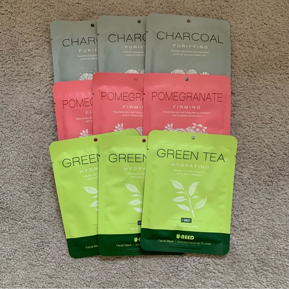 Skincare | Uneed Face Masks 3 By 3 Package | Poshmark